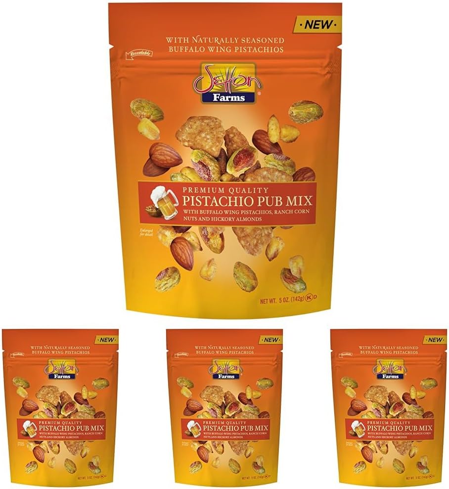 Amazon.com : Setton Farms Pistachio Pub Mix 5 Oz. Bag. With Buffalo ...
