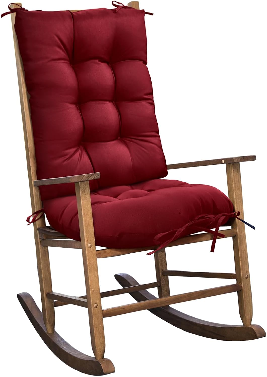 Amazon.com: TESICA Set of 1 Indoor Outdoor Burgundy Chair Cushion ...