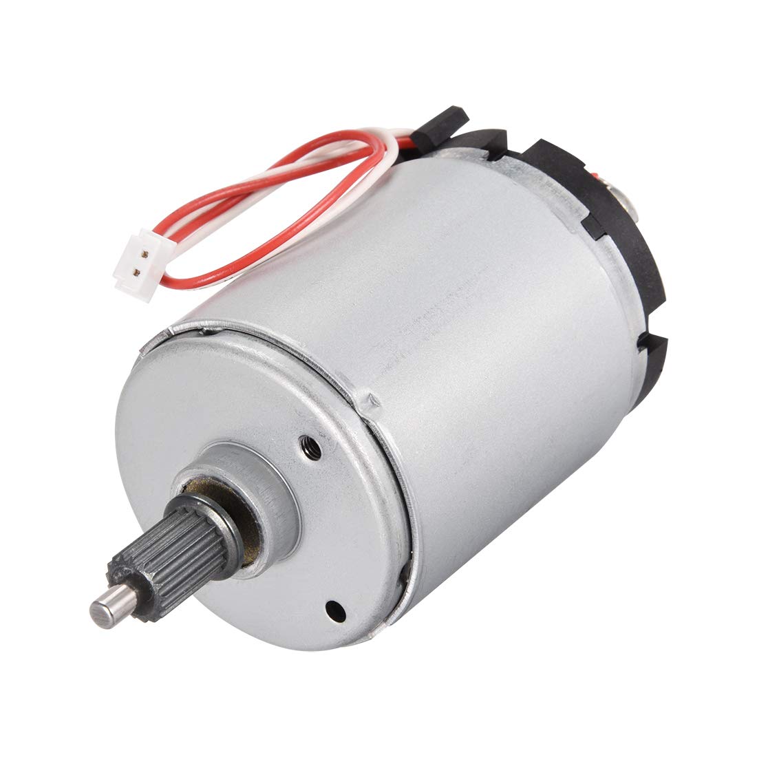 uxcell DC Motor 15.8V 2900RPM 0.09A 2 Wires Electric Motor Round Shaft ...