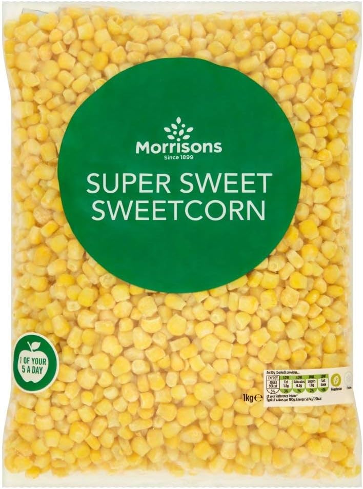 Morrisons Super Sweet Sweetcorn 1kg : Amazon.co.uk: Grocery