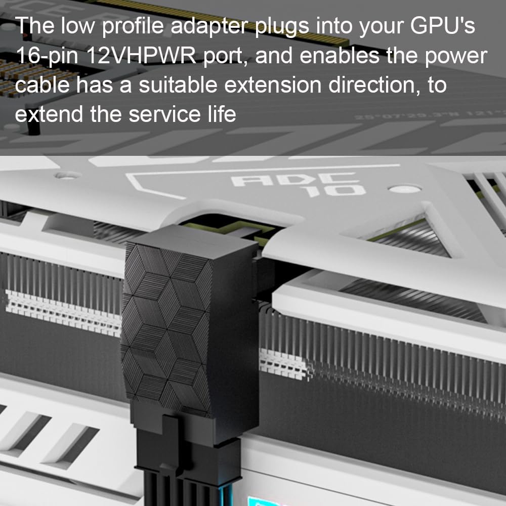 12VHPWR 90 Degree Adapter: 16 Pin GPU Power Barbados | Ubuy