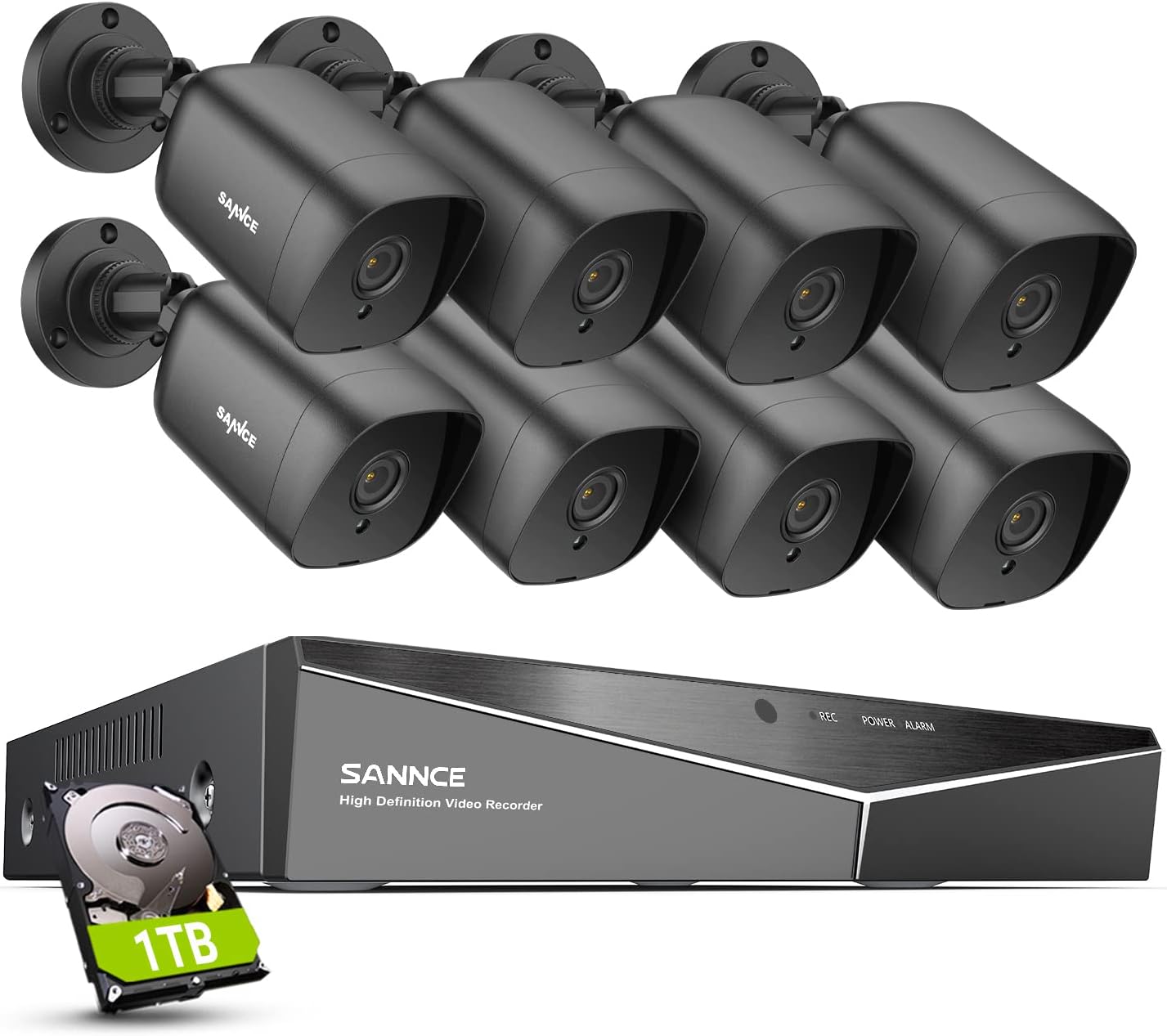 Amazon.com : Night Owl CCTV Video Home Security Camera System with 6 ...