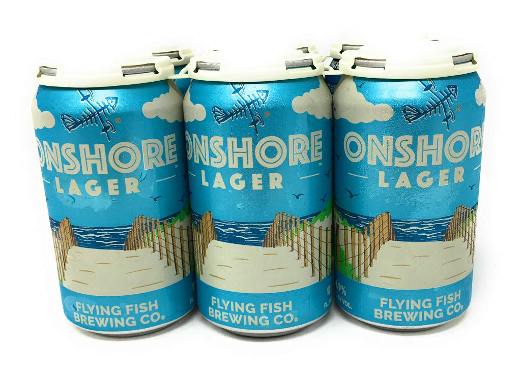 Amazon.com: FLYING FISH Onshore Lager 6Pk, 12 FZ : Grocery & Gourmet Food