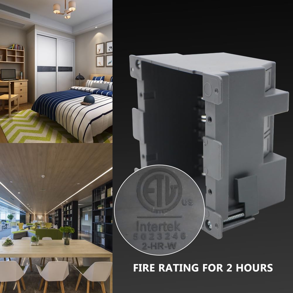 Snapklik.com : MAKERELE 2 Gang Old Work Electrical Box,Outlet Box Old ...