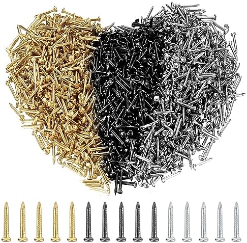 Nail Assortment Set, 3000 Pieces Small Nails, Wall Nails for Hanging ...