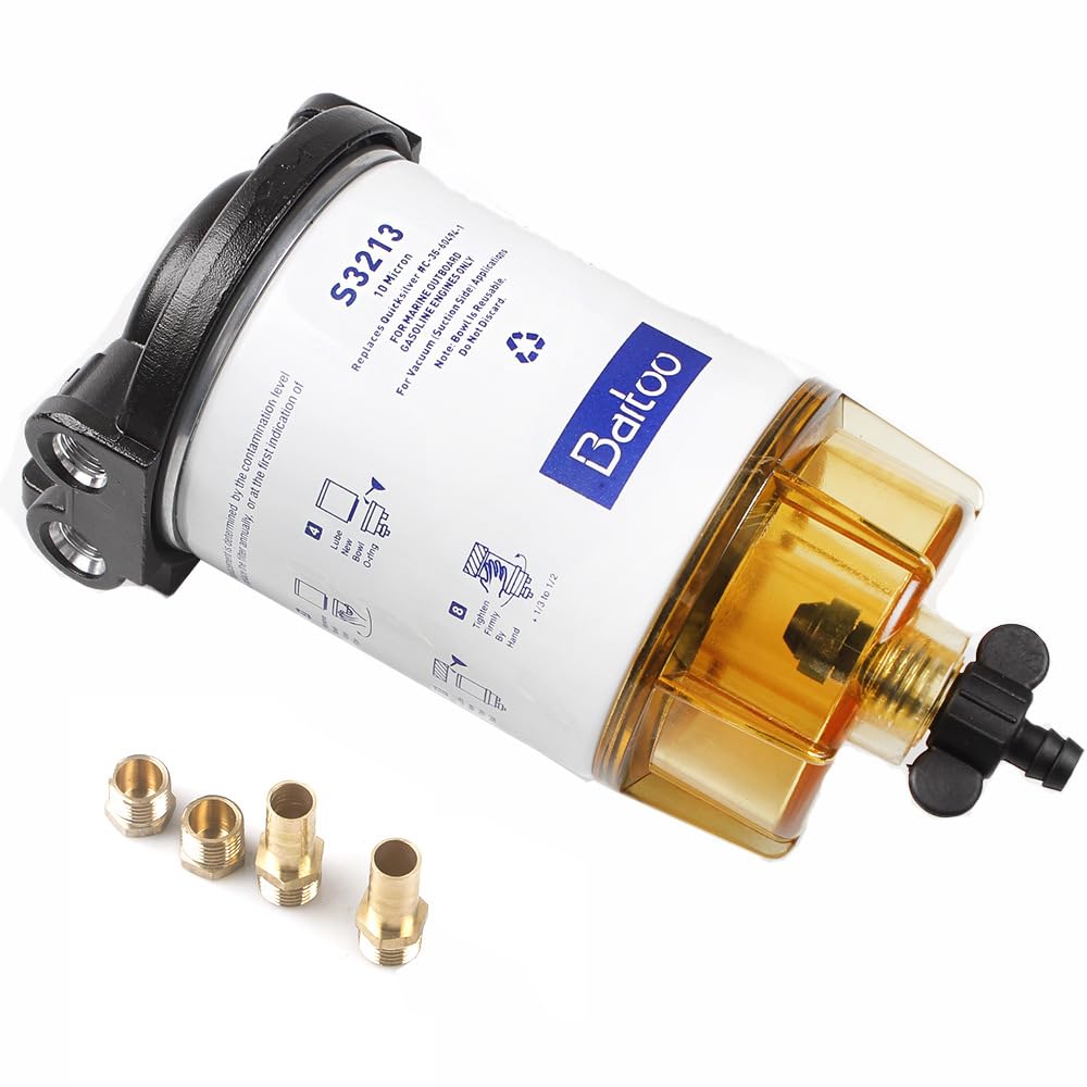 YTDTKJ Marine Fuel Filter, Water Separator 3/8" NPT Port Compatible ...