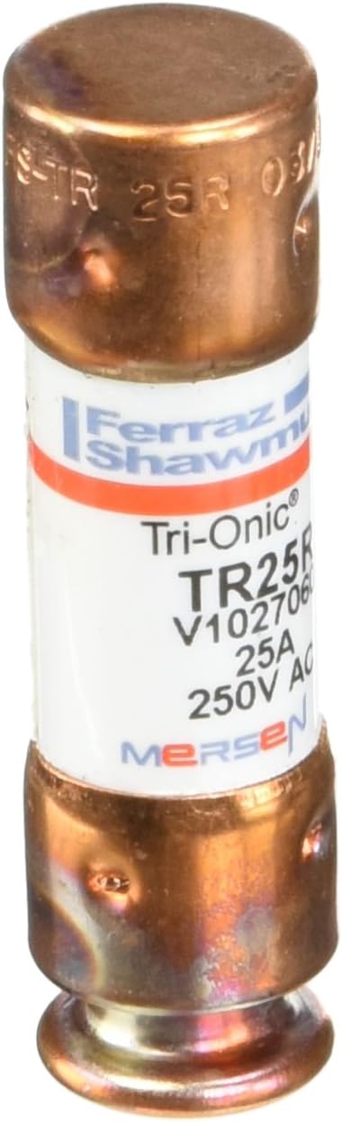 Mersen TR25R 250V 25A 2X9/16 Rk5 Time Delay Fuse, 10-Pack - Cartridge ...