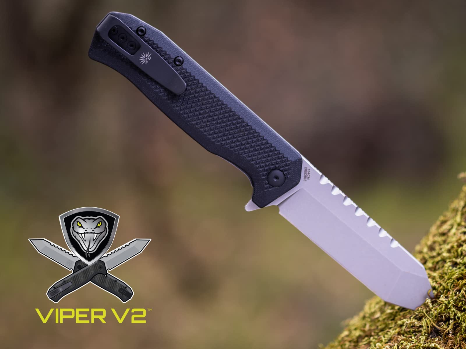 Snapklik.com : Off-Grid Knives - Viper V2 with154CM Steel Tanto Blade ...