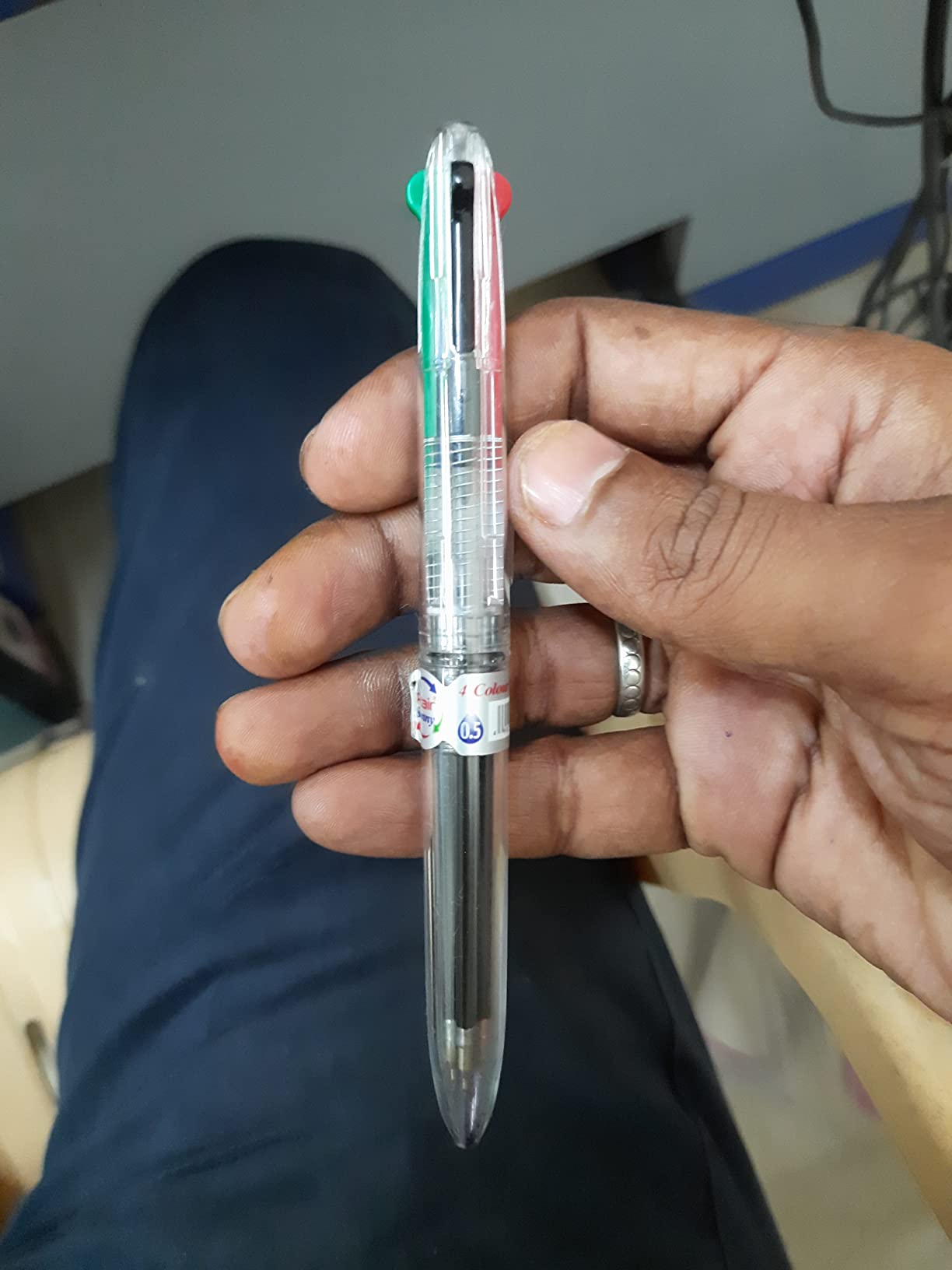 FLAIR Sunny 4 Color Ball Pen Box Pack|0.7 To 1 Mm Tip Size|Retractable ...