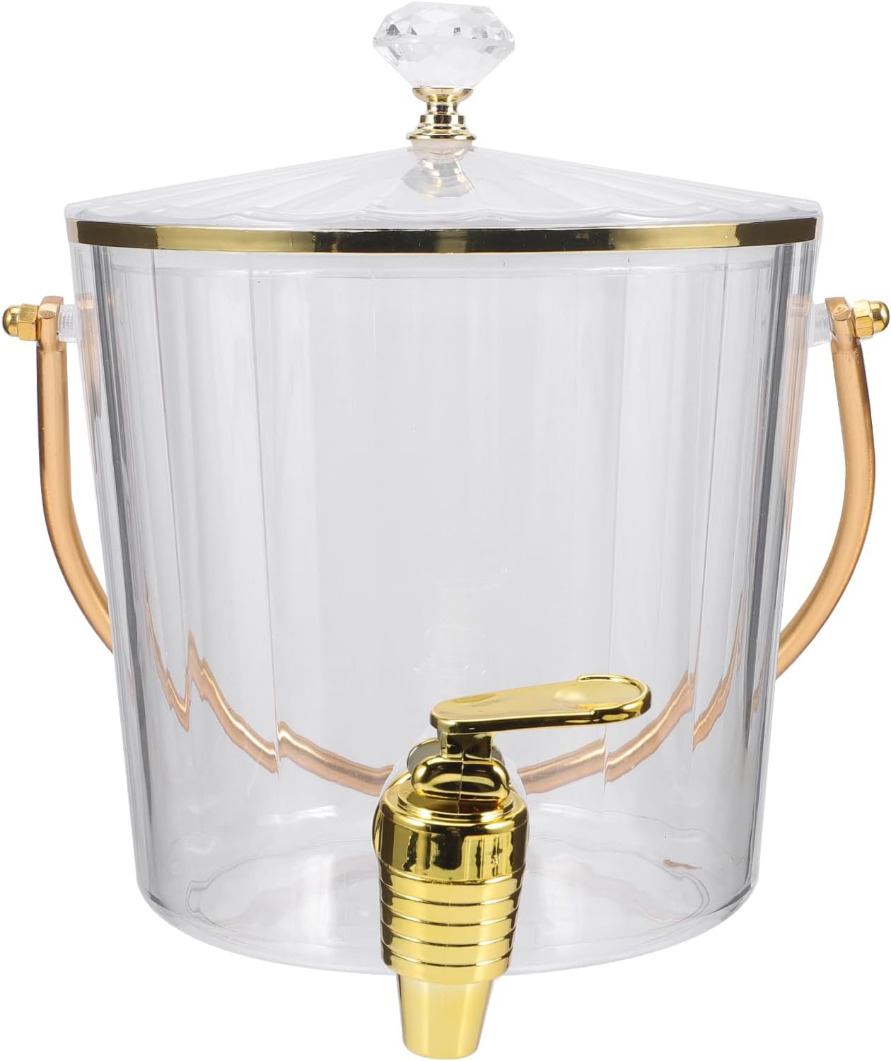 Amazon.com | Cabilock 1-Gallon Plastic Drink Dispenser - Drink Dispenser for Fridge Beverage Jug ...