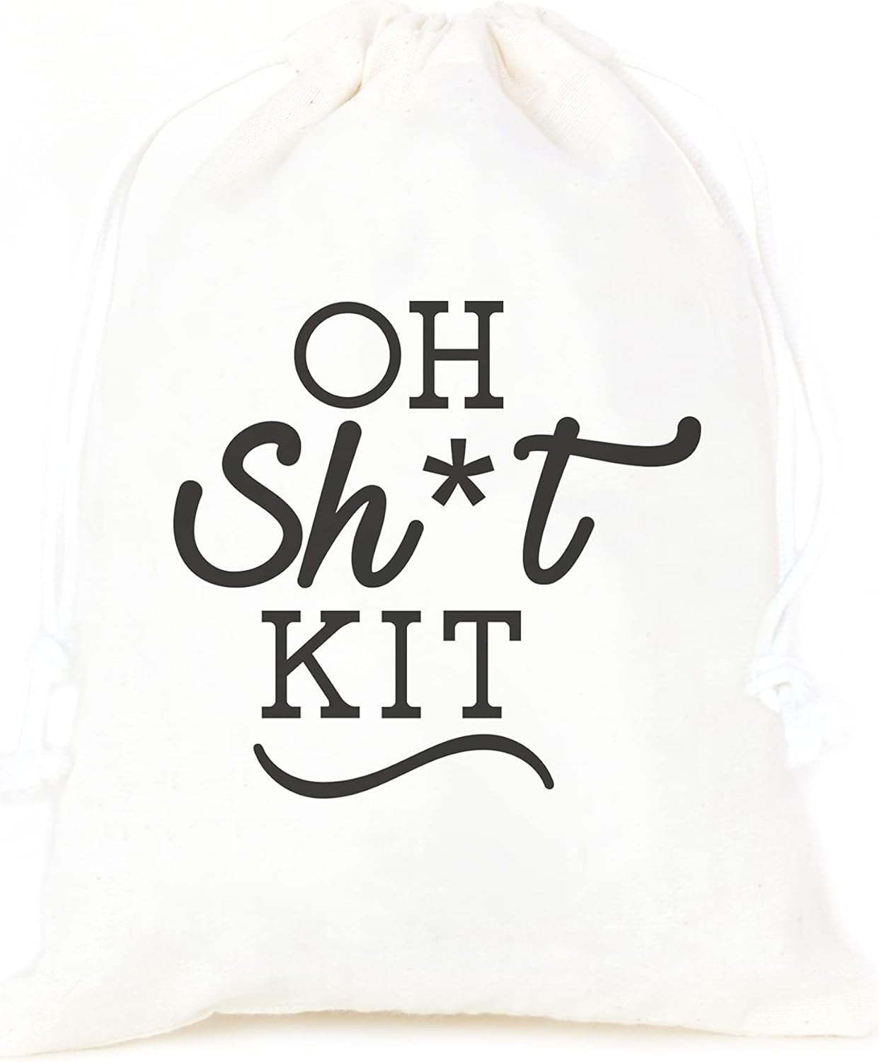 Amazon.com: Oh Shit Kit Drawstring Hangover Bachelorette Kit Bags ...
