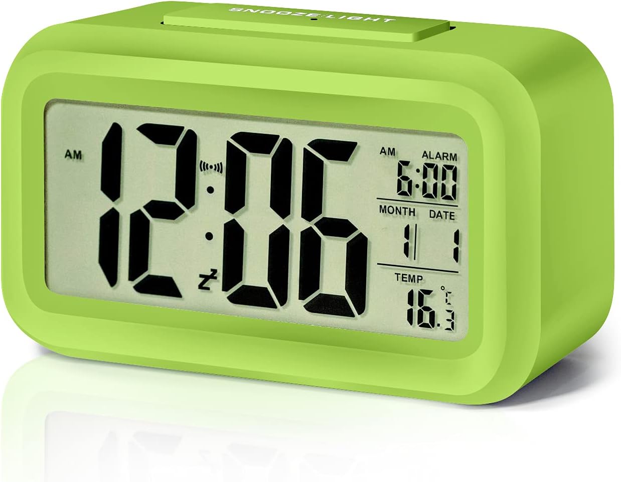 Amazon.com: Digital Alarm Clocks Battery Operated, with Smart ...