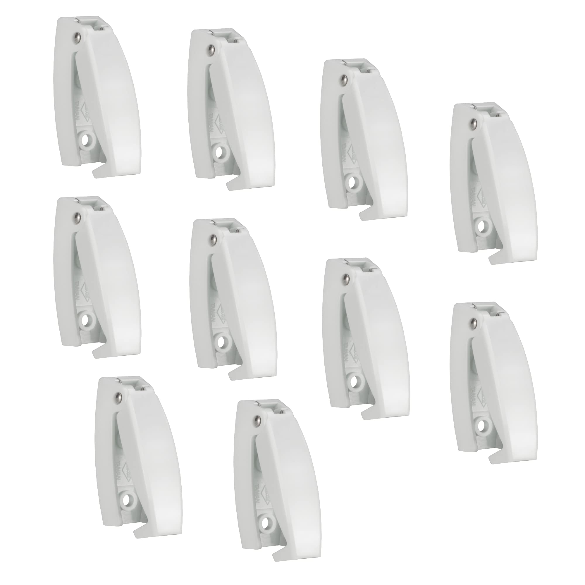 Snapklik.com : RecPro RV White Rounded Baggage Door Catch Compartment ...