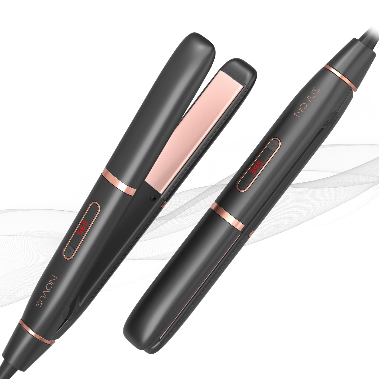 Amazon.com : NOVUS Hair Straightener,1 Inch Flat Iron Straightener ...