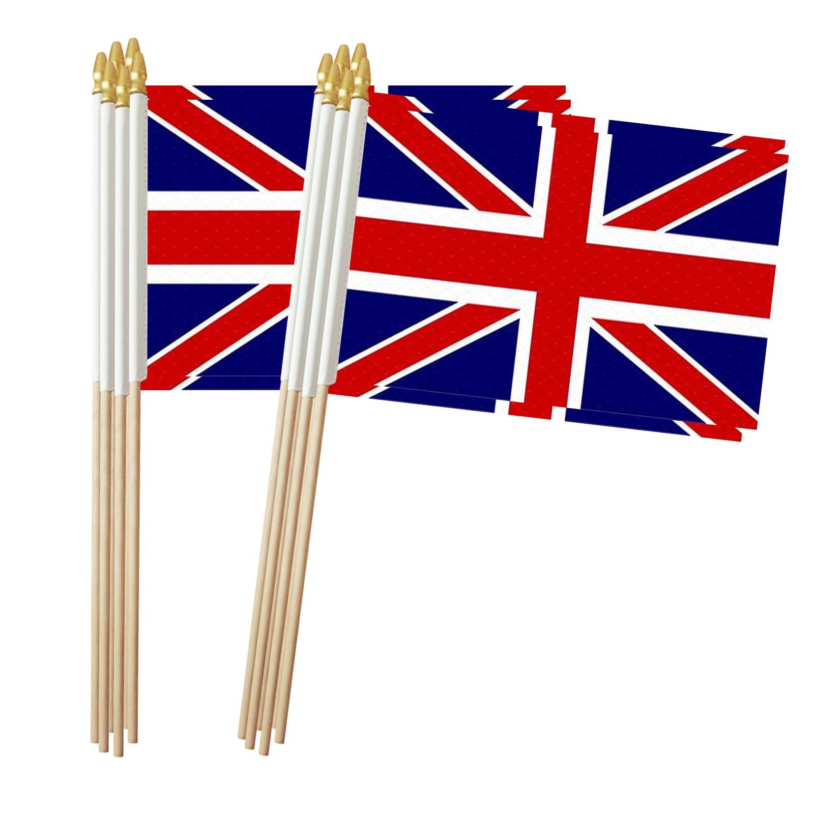Amazon.com: UK Stick Flag, British Small Mini Hand Held Flags, Small UK ...