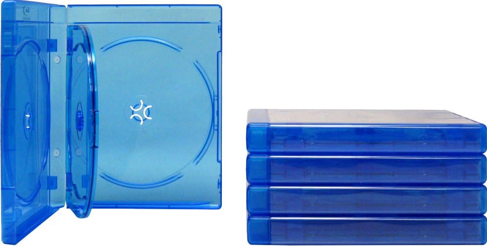 Amazon.com: AcePlus Blu-Ray Replacement Case Quad Multi 4-Disc Capacity ...