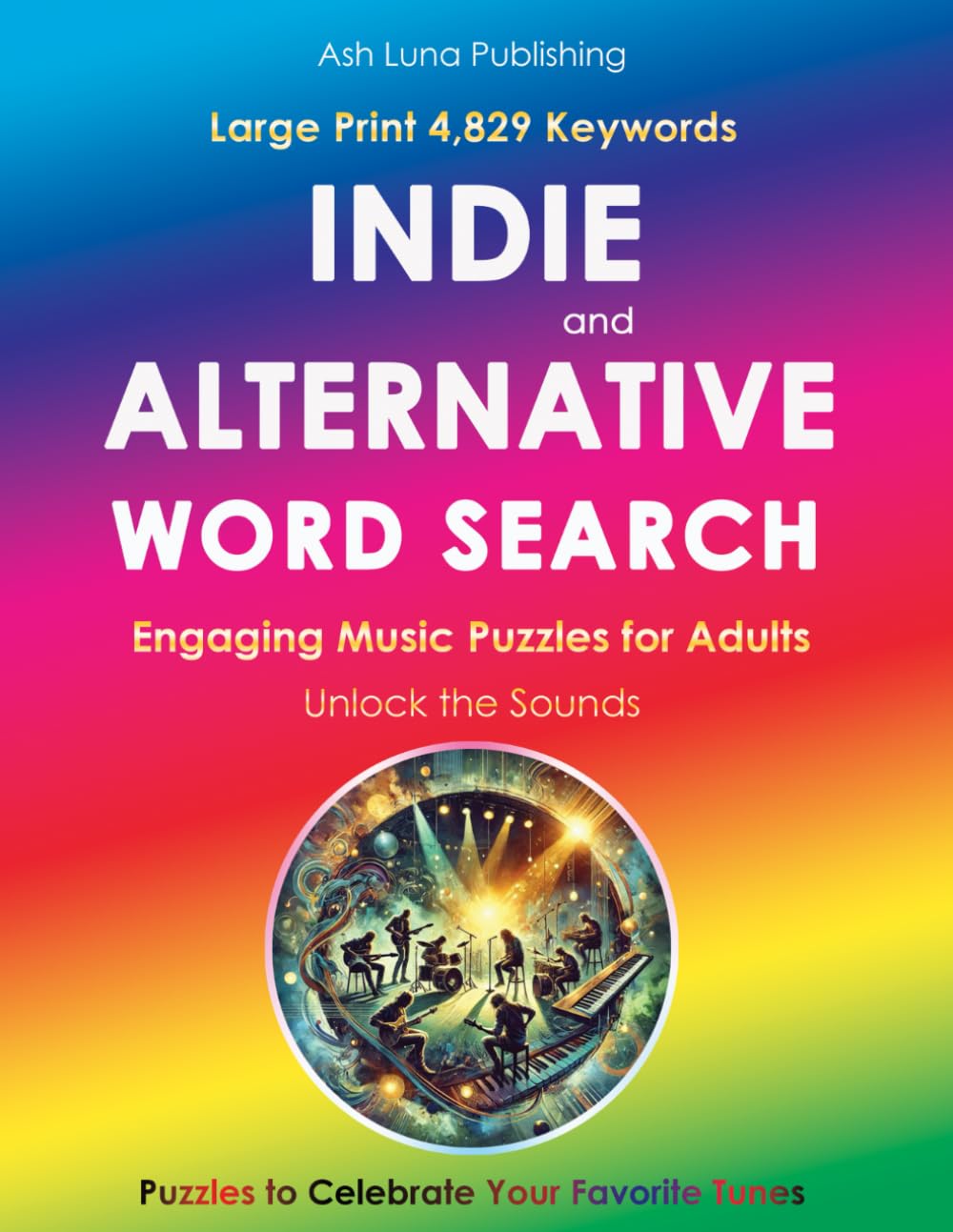 INDIE AND ALTERNATIVE WORD SEARCH: Large Print Music Puzzles | A ...