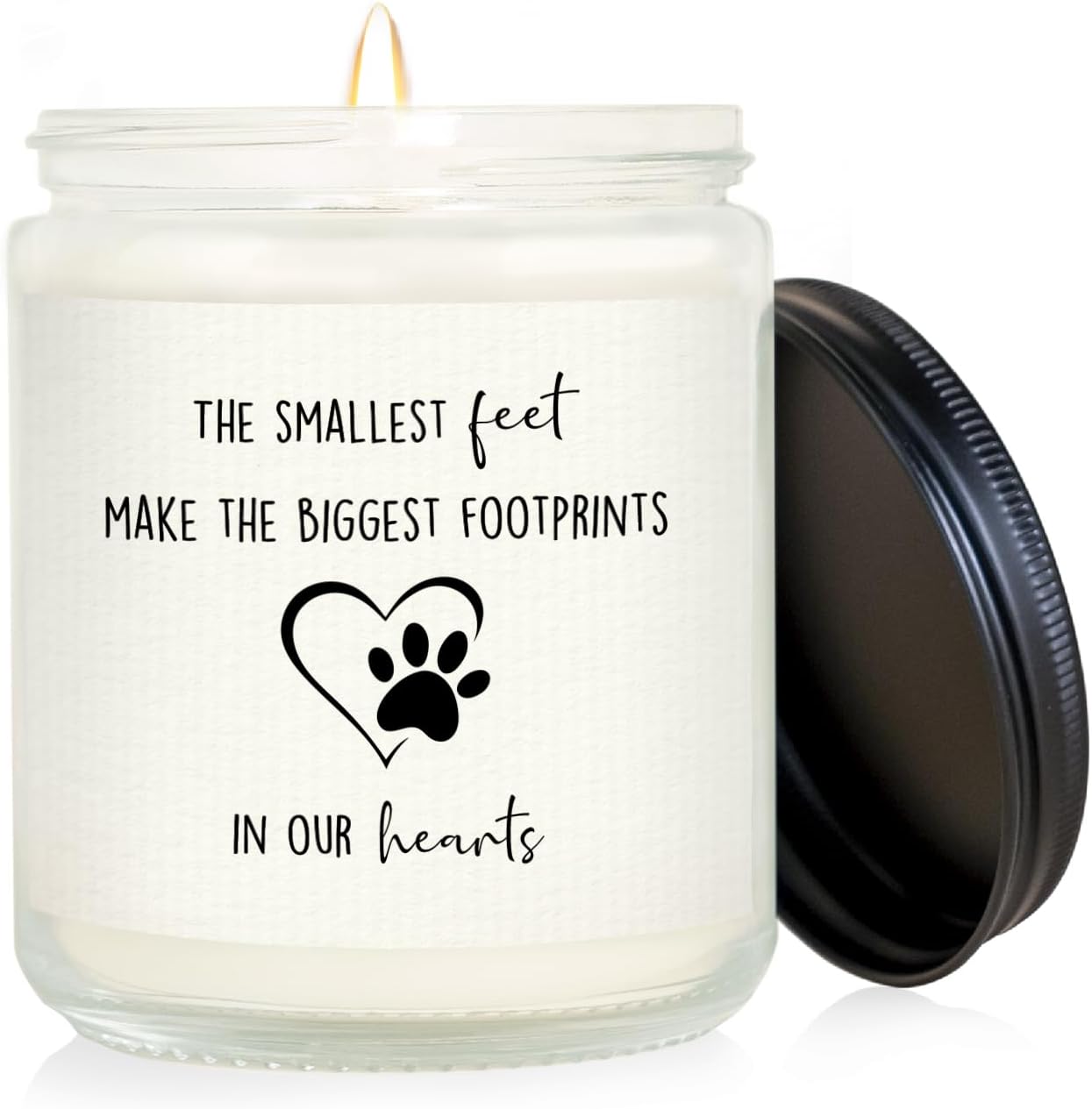 Amazon.com: One Fur All Pet Memorial Candle - Pet Remembrance Candle ...