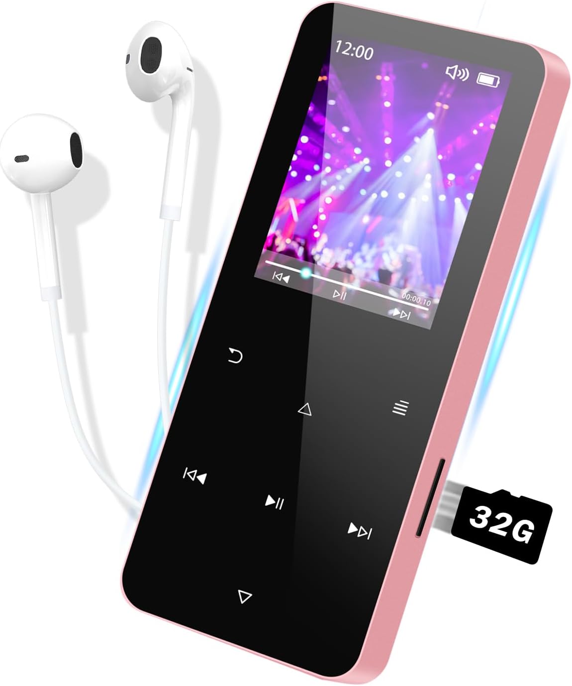 Amazon.com: 80GB Mp3 Player with Bluetooth 5.0, Play Music up to 30 Hrs ...