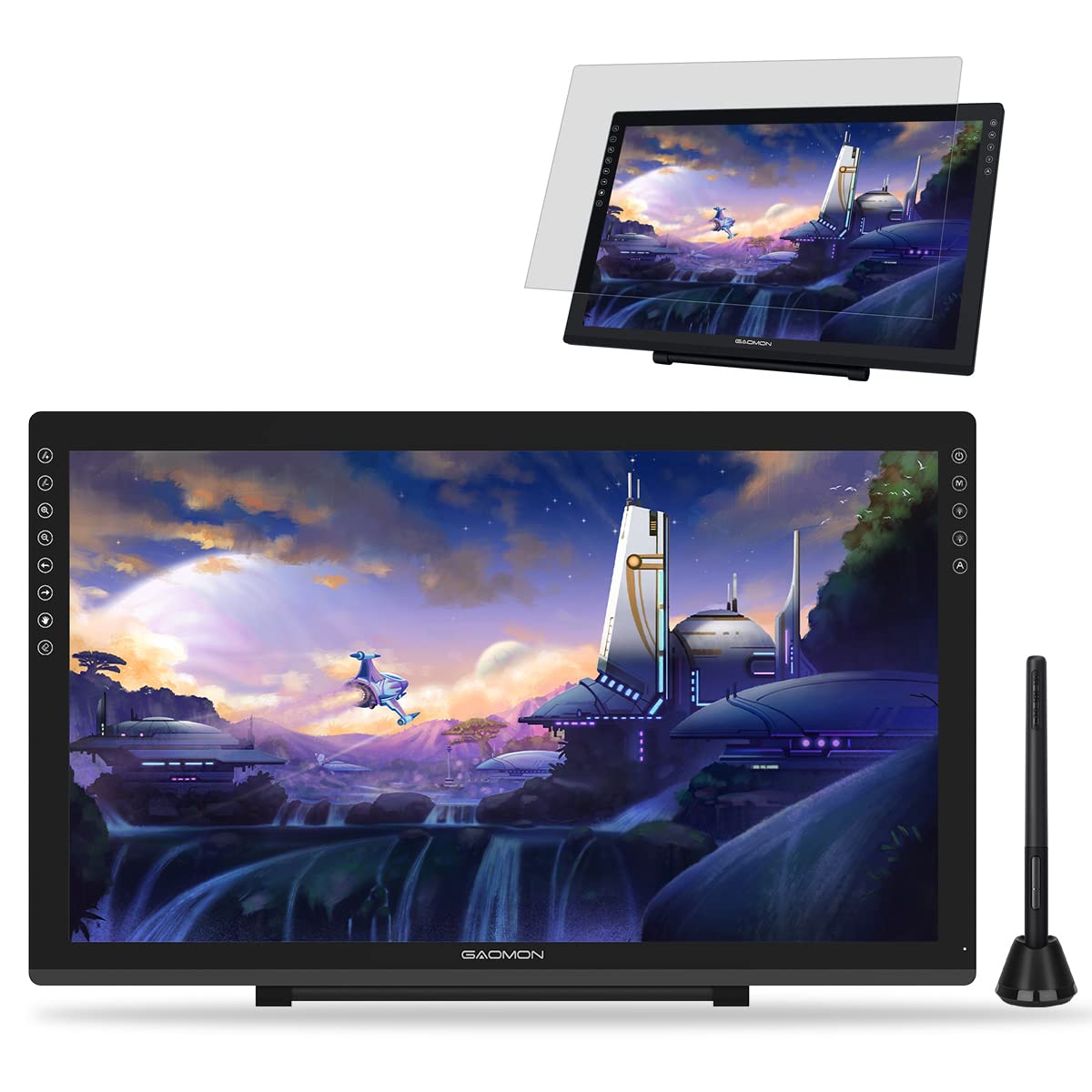 Buy GAOMON PD2200 Pen Display & Screen Protector -21.5'' 8192 Tilt ...