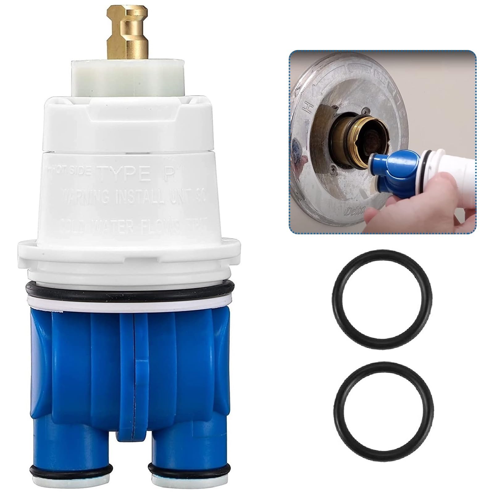 RP19804 Shower Cartridge Assembly Replacement for Delta 1300/1400 ...