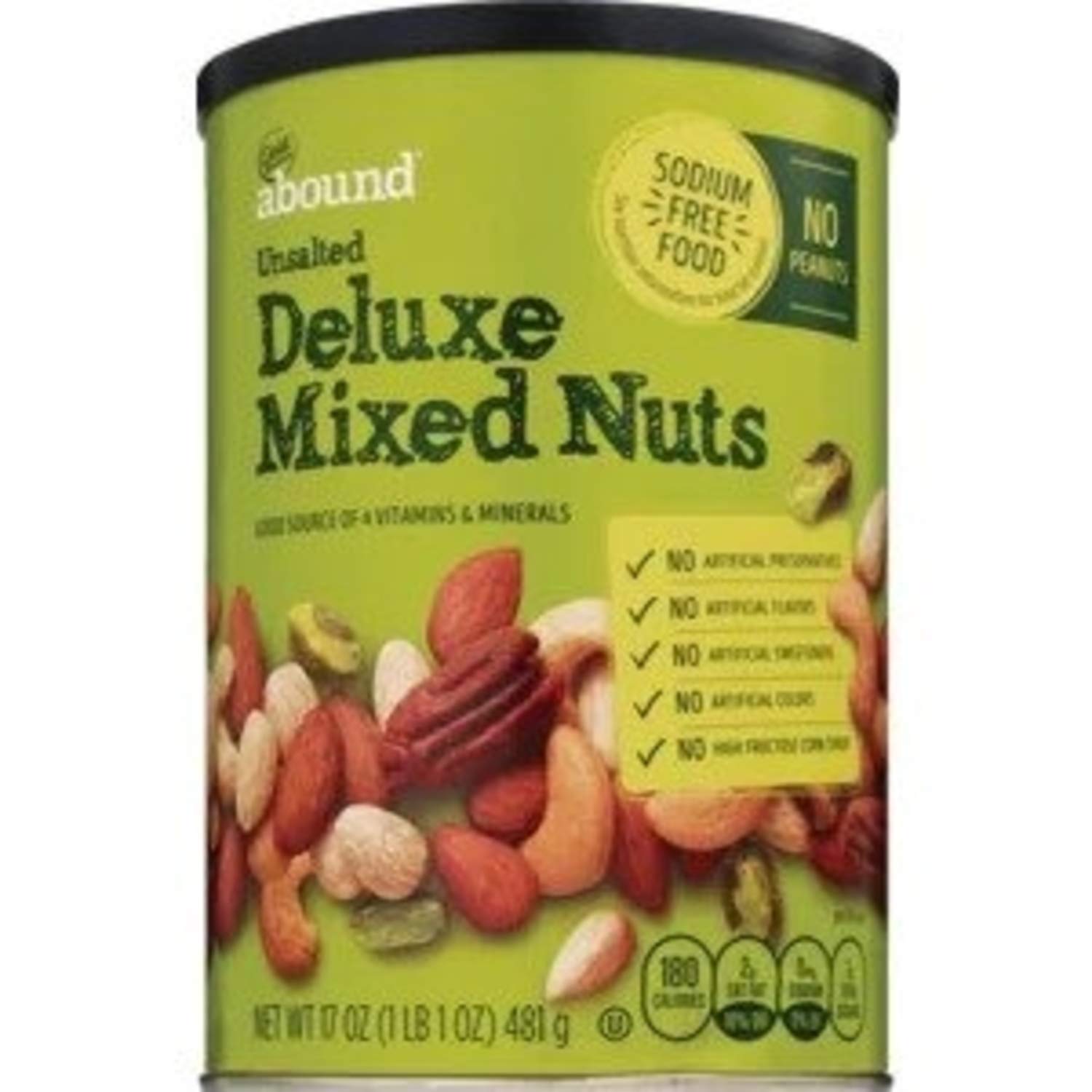 Amazon.com : Gold Emblem Abound Unsalted Deluxe Mixed Nuts : Grocery ...