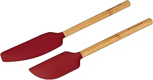 KitchenAid Bamboo Spatula Set, Empire Red, 2-Piece : Amazon.ca: Home