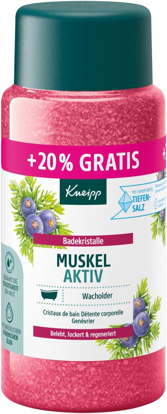 Kneipp Bath Crystals Muscle Active Special Size with Valuable Essential ...