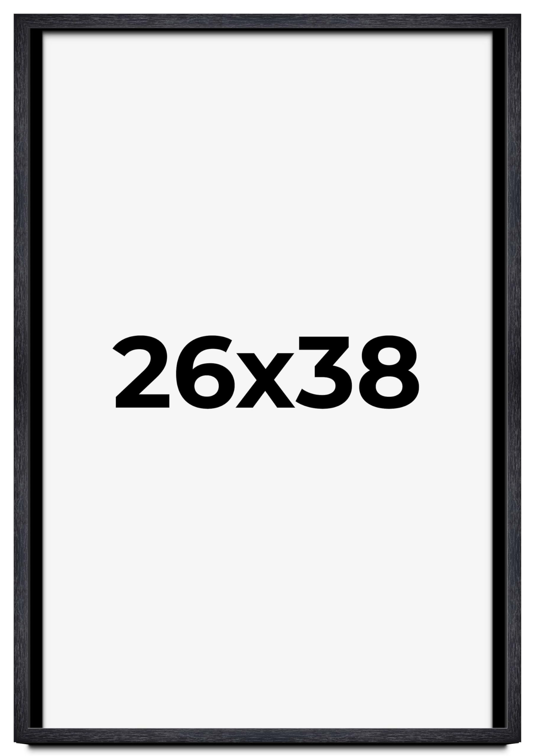 Amazon.com - 26x38 Shadow Box Black Farmhouse Wood Texture Display ...