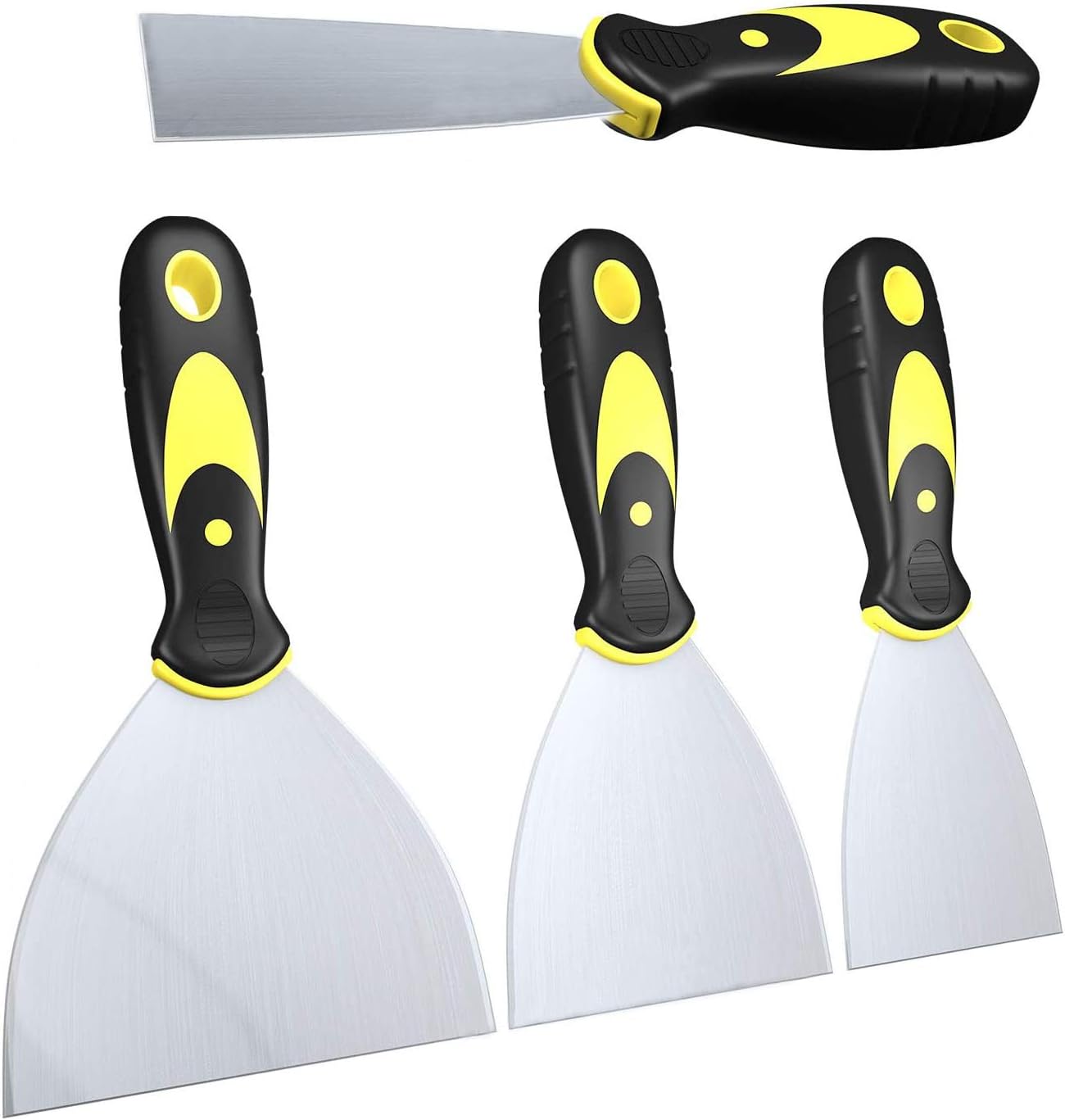 Putty Knife Scrapers, Spackle Knife, Metal Scraper Tool for Drywall ...