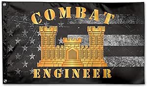 Amazon.com : Combat Engineer Flag 3x5 For Outdoors Garden Flags Banner ...