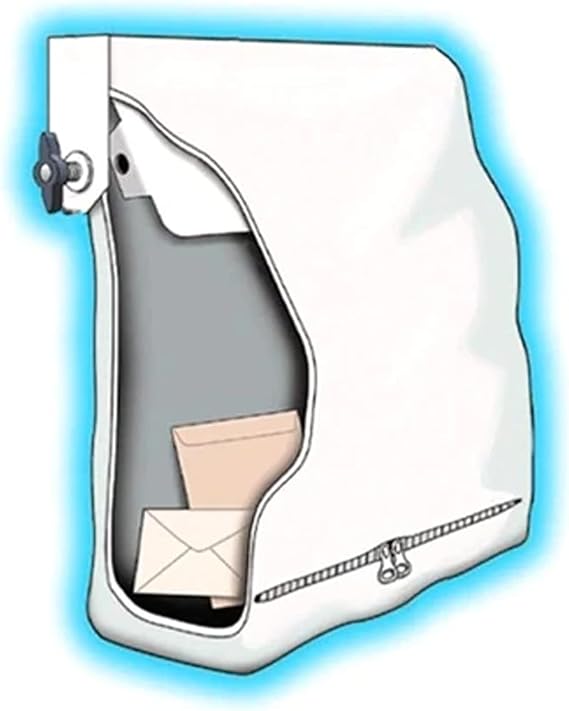 Fire Proof / Retardant Letterbox Bag. Internal Letter Box Security ...
