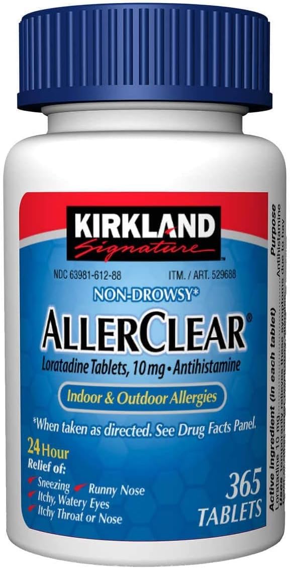 Amazon.com: Kirkland Signature AllerClear, 365 Tablets (2 Pack ...