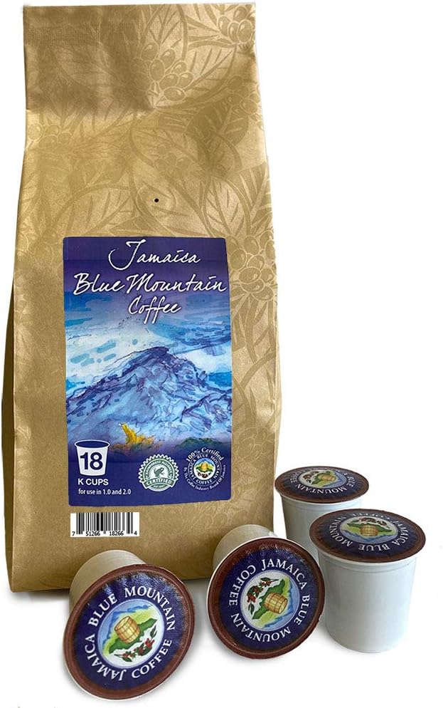 Amazon.com: Jablum Jamaica Blue Mountain Single Serve Coffee Pods for K ...