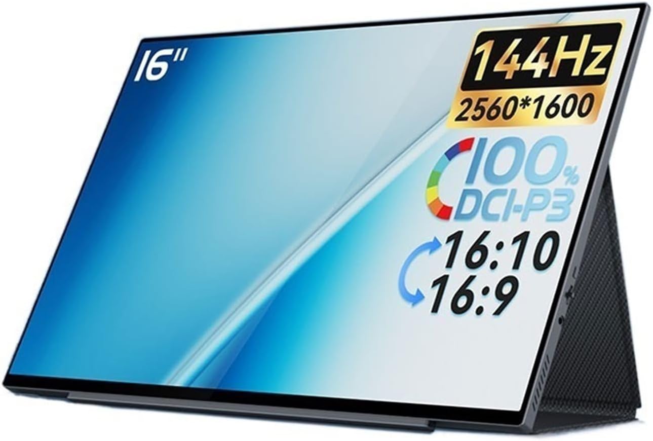 Amazon.com: Portable Monitor for Laptop 16-inch 2K 144hz IPS External ...