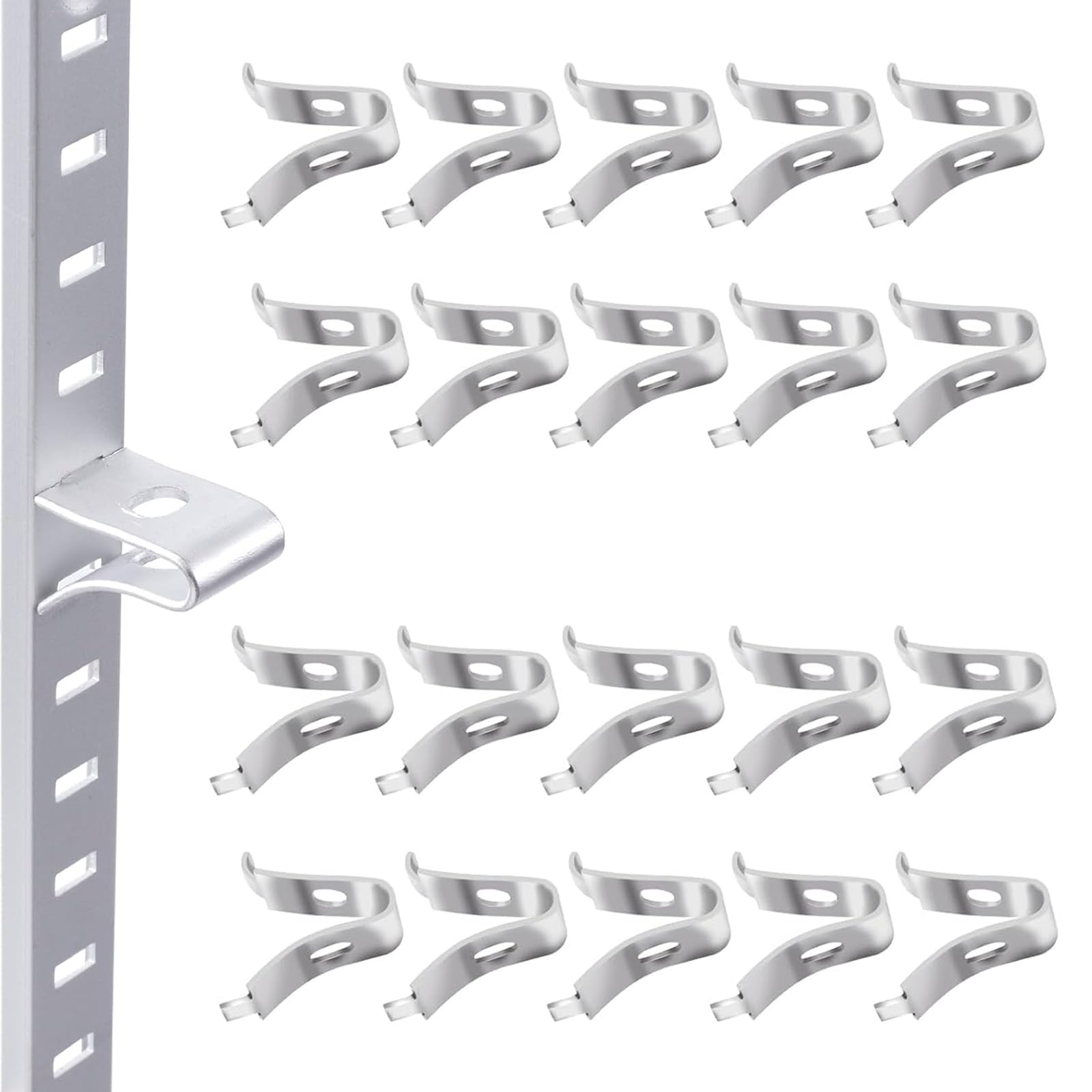 Amazon.com: 20Pcs Adjustable Cabinet Shelf Bracket Clips, Metal Shelf ...