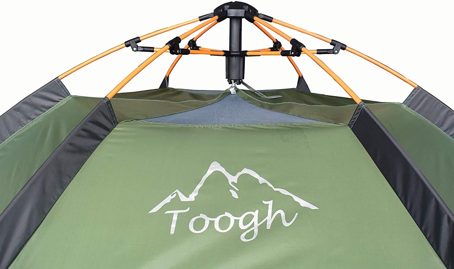 Toogh 3-4 Person Camping Tent 60 Seconds Set Up Tent Waterproof Pop Up ...