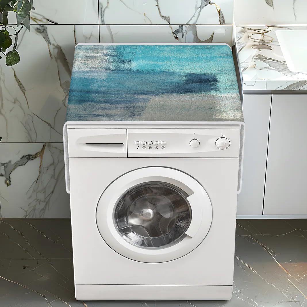 Amazon.com: ADTASU Abstract Blue Dust Cover Pad for Washer and Dryer ...