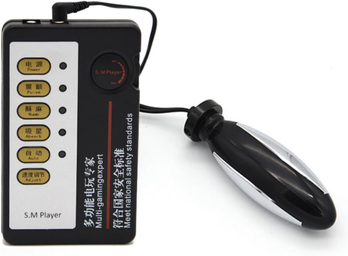 Amazon.com: Electric Shock Anal Plug Metal Butt Plug Thread Stimulation ...