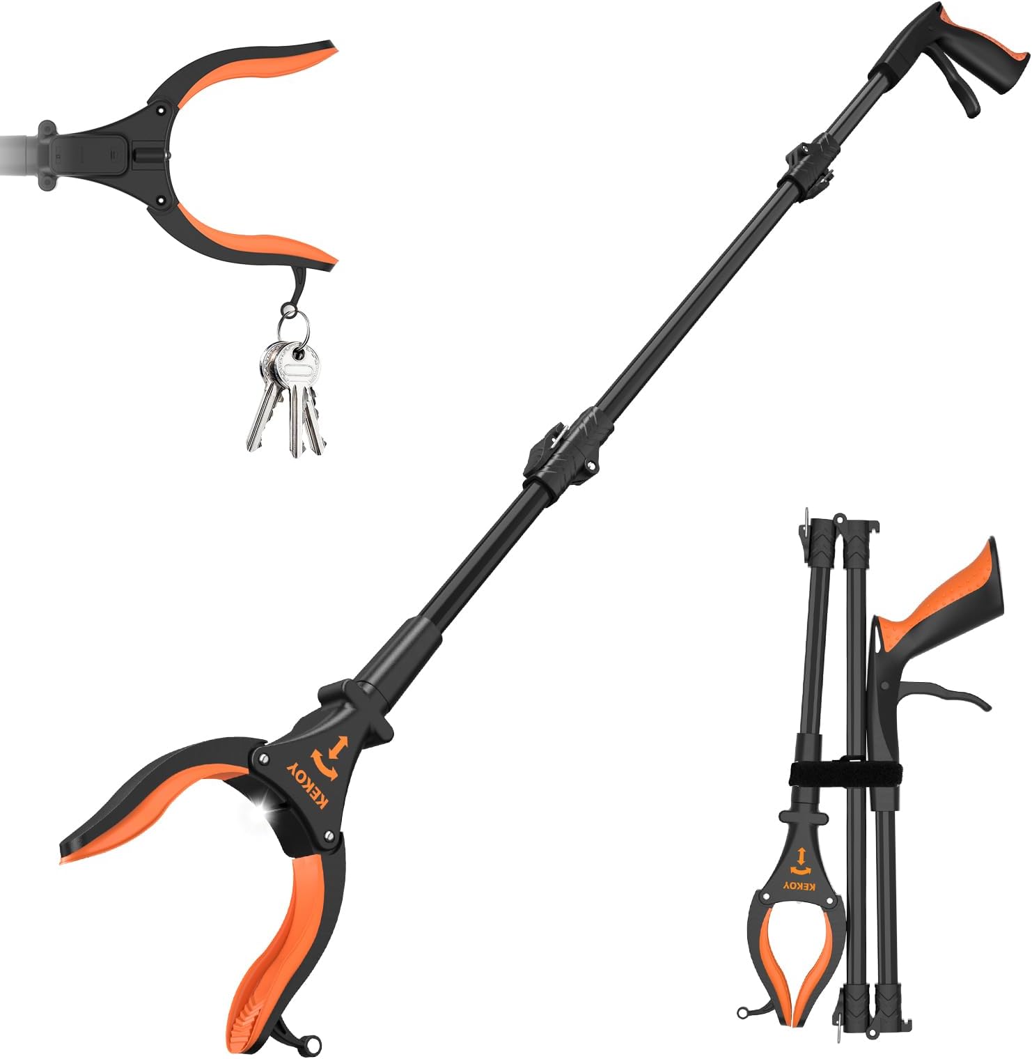 Amazon.com: Grabber Tool 26" Stick Strong Grip Heavy Duty Aluminum Claw ...