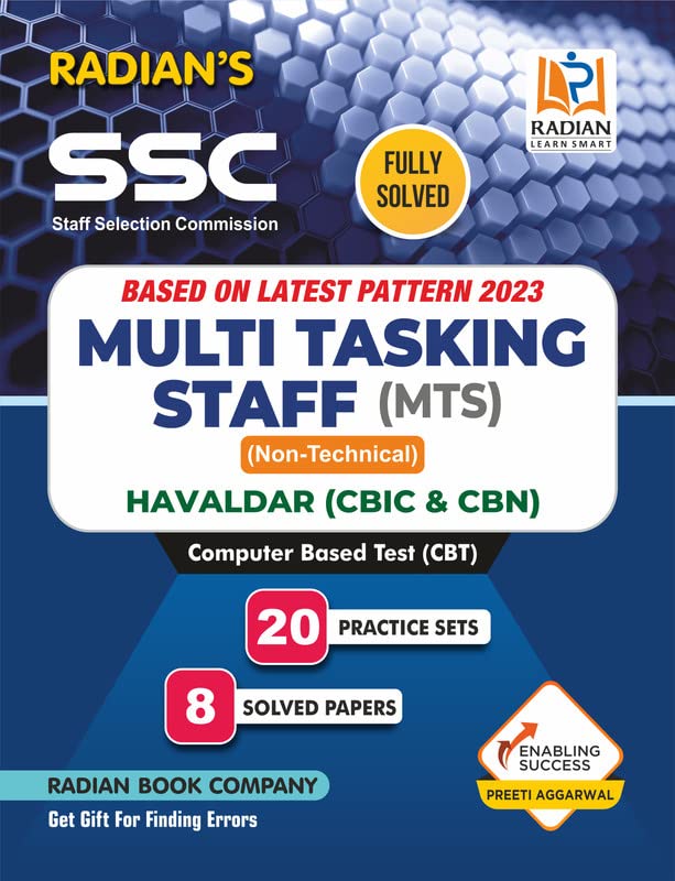 Buy SSC MTS (Multi Tasking Staff) & Havaldar Exam CBIC & CBN (Session I ...