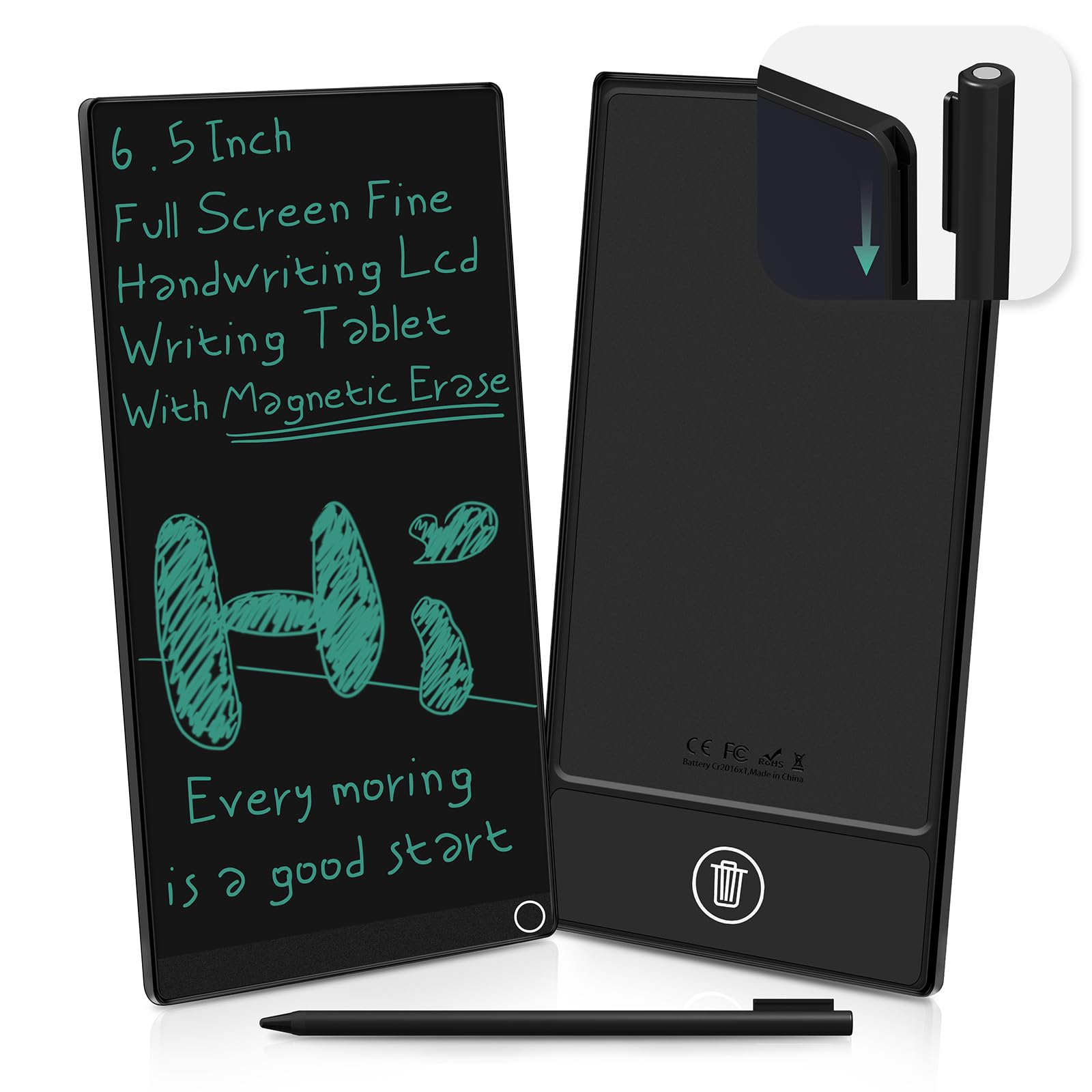 Amazon.com: Mini LCD Writing Tablet for Adults: 6.5 inch Full Screen ...
