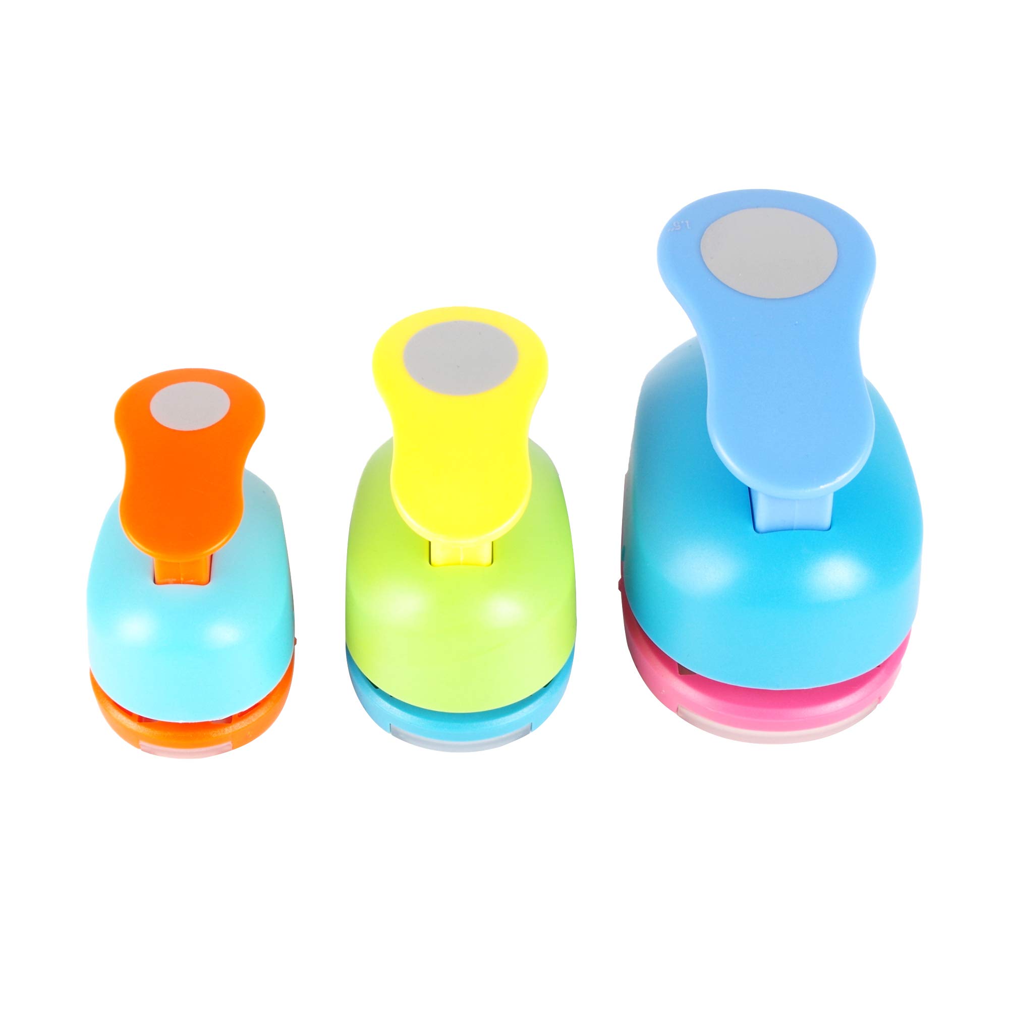 Snapklik.com : Circle Punch 3/8+5/8+1 Inch Craft Lever Shape Lever ...