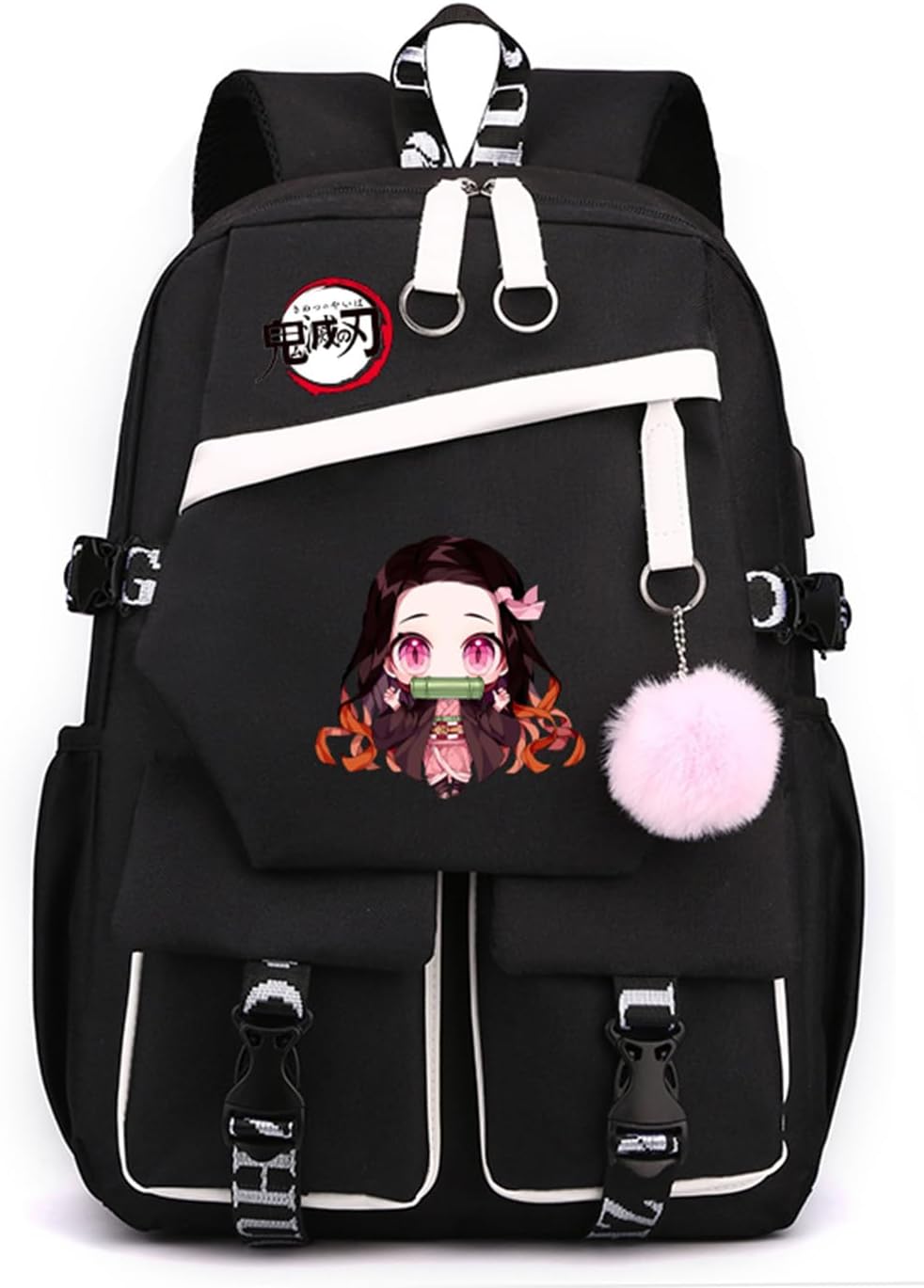 Amazon.com: SPIRTUDE Anime backpack Nezuko Backpack Laptop Backpacks ...