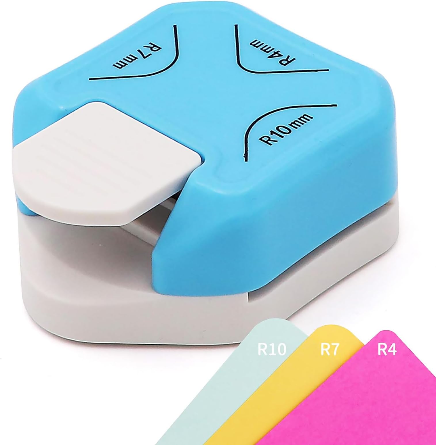 Multi-Function 3 in 1 Corner Rounder Punch,4mm 7mm 10mm 3 Way Corner ...