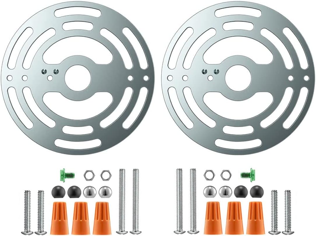 RTNLIT 4 Inches Light Fixture Mounting Bracket, Universal Light Circle ...