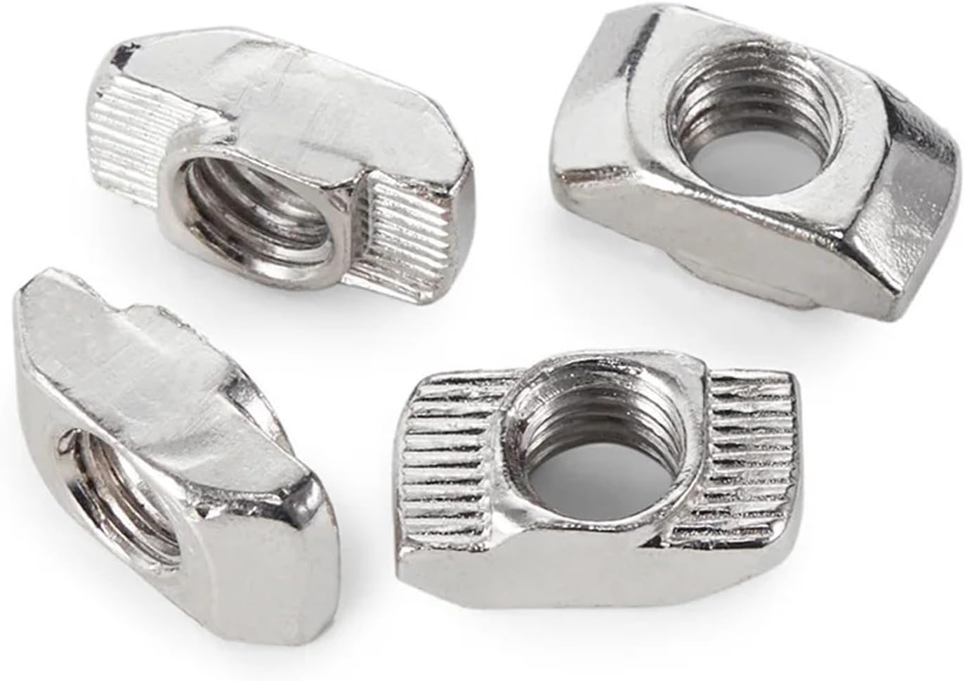 Amazon.com: SeroNi 10/20/ 50pcs Slot T-nut Sliding T Nut Hammer Drop in Nut Fasten Connector for ...