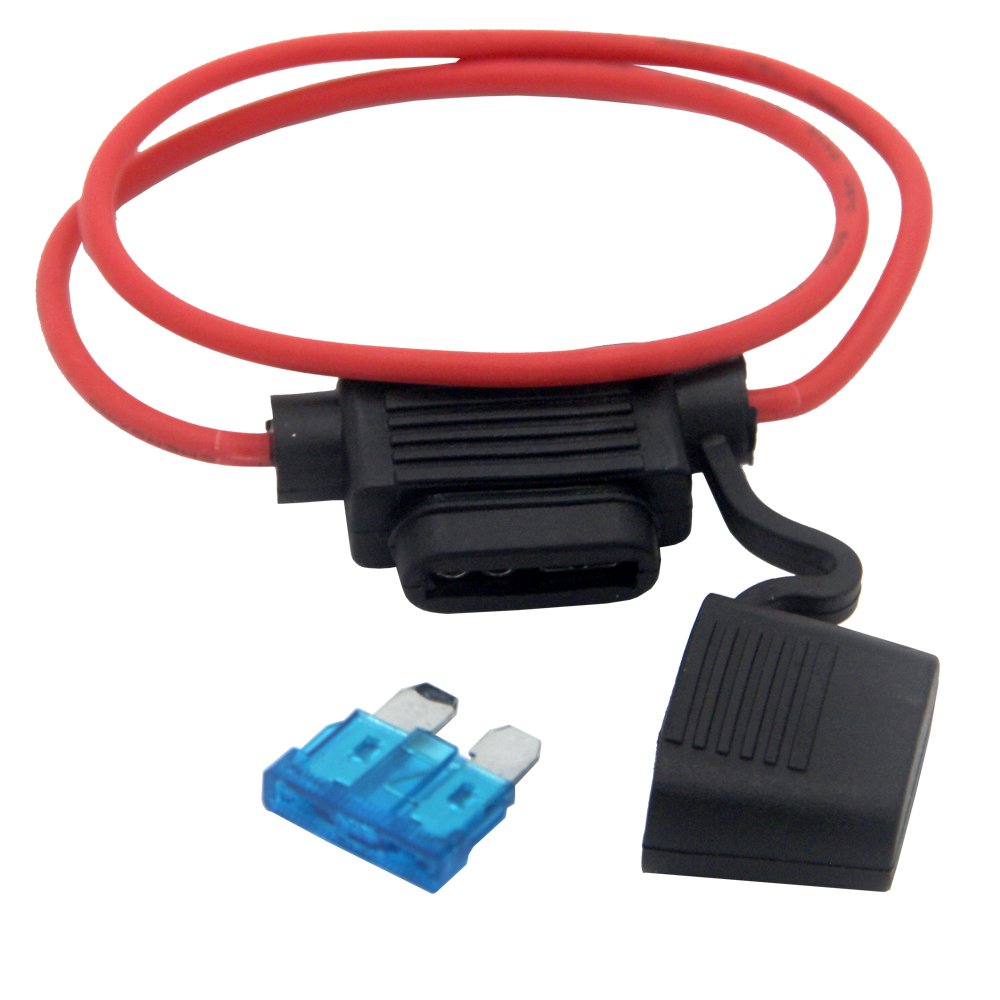 Snapklik.com : ZOOKOTO Inline Fuse Holder, 16 AWG Gauge Copper Wire Car ...