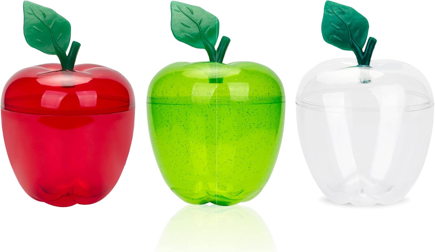 Amazon.com: HANZE Large Apple Container, Apple Shaped Candy Toy Santa ...