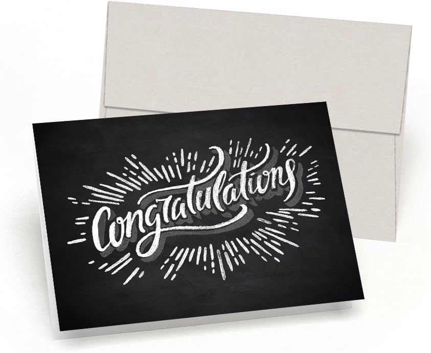 Amazon.com : Set of Congratulations Cards - Congratulations! Set of 8 ...